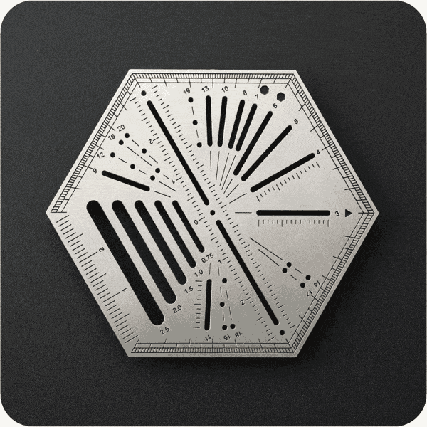 ‘Hexagonal Rulers’ Put Precision At Your Fingertips For The Cleanest ...